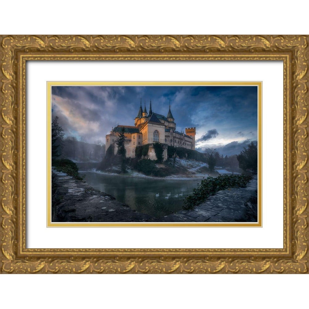 Vazan, Karol 32x23 Gold Ornate Wood Framed with Double Matting Museum ...