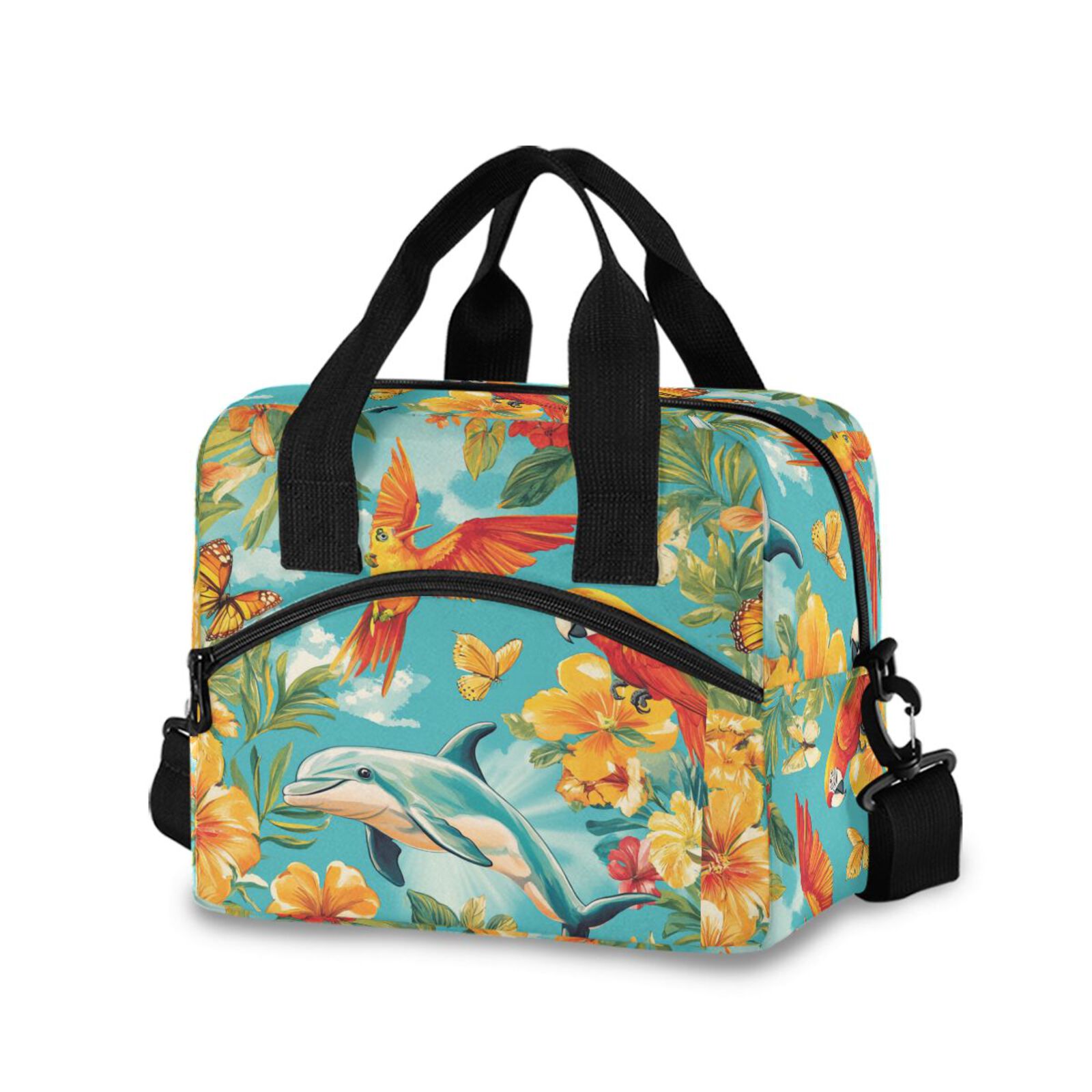 Vazzy Insulated Lunch Bag with Adjustable Strap - 10L Cooler Tote ...