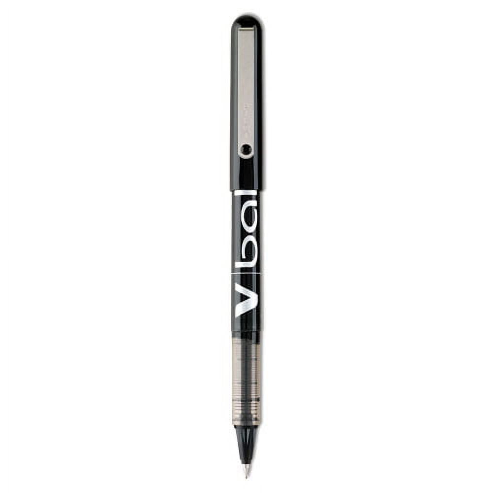 Vball Liquid Ink Roller Ball Pen, Stick, Extra-Fine 0.5 Mm, Black Ink ...