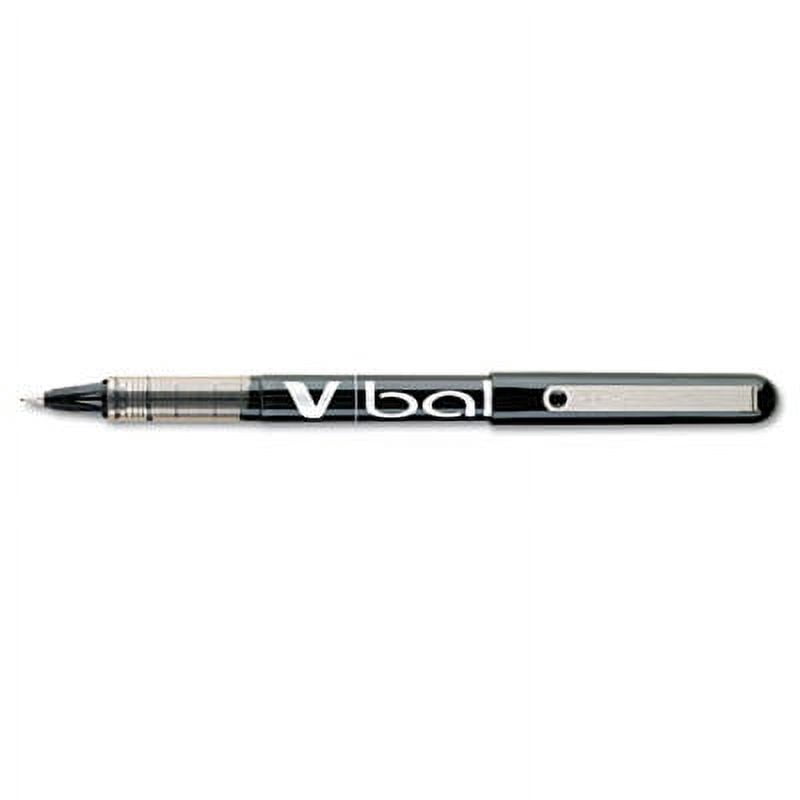 Vball Liquid Ink Roller Ball Pen, Stick, Fine 0.7 Mm, Black Ink, Black ...
