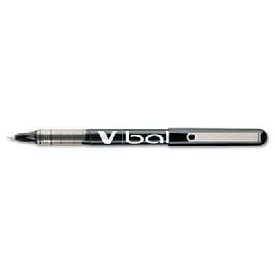 Vball Liquid Ink Roller Ball Pen, Stick, Fine 0.7 Mm, Black Ink, Black ...