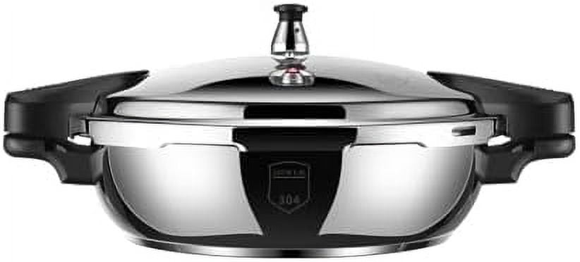 Vbestlife Pressure Cooker, 1.8L Dual Handle 80 KPA 304Stainless Steel ...