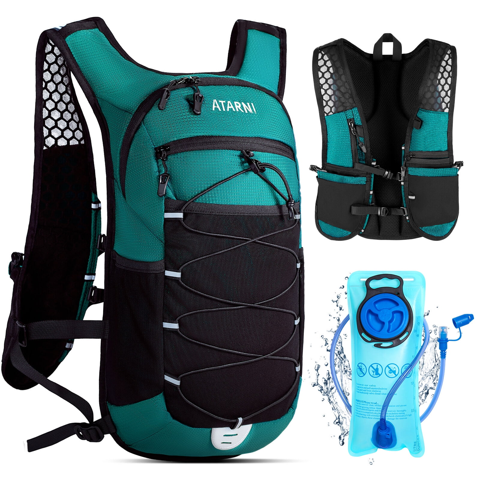 Vbiger 17L Hydration Running Backpack with 2L TPU Water Bladder for ...