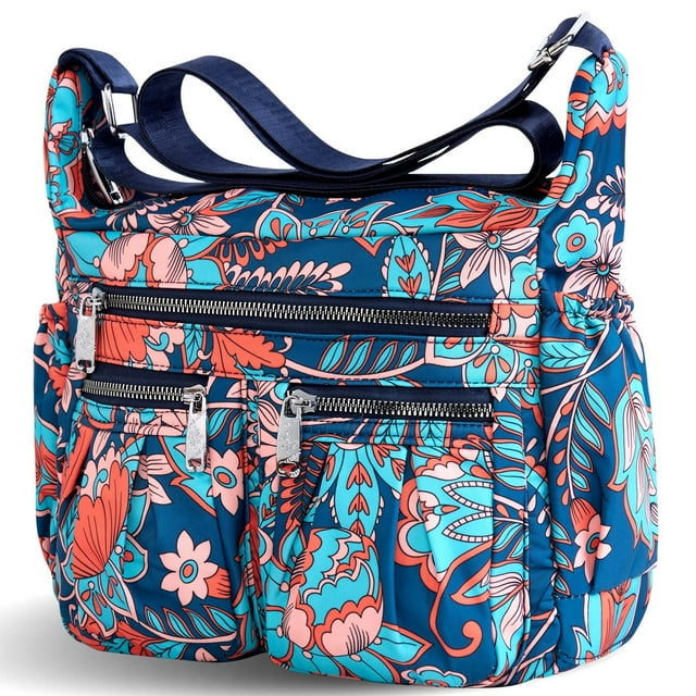 Vbiger Large Crossbody Handbag for Women with Wide Strap, Waterproof ...