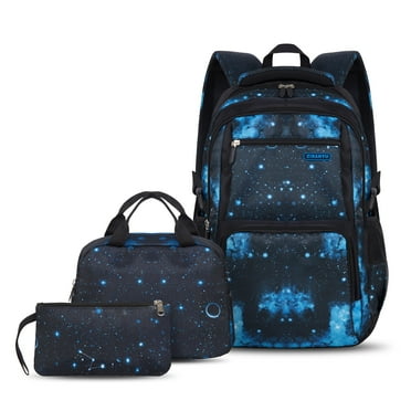 Lvelia Lightweight School Backpack for Boys, Blue Kids' Book Bag ...