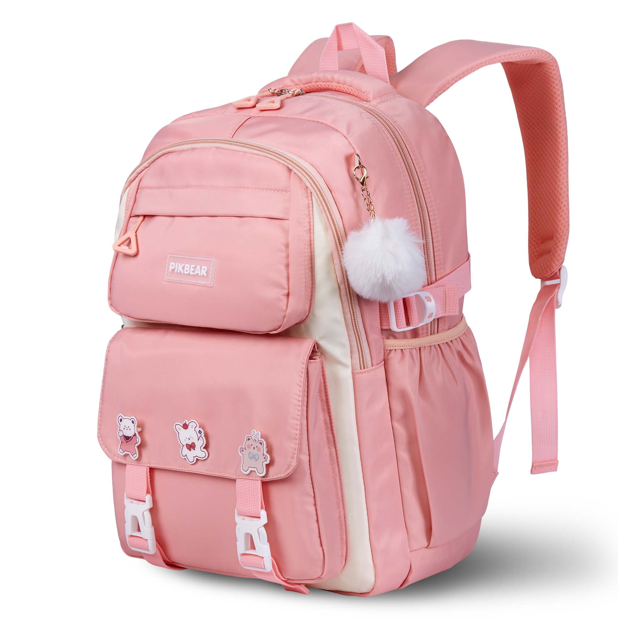 Vbiger School Backpack for Primary & Middle School Student, Pink ...