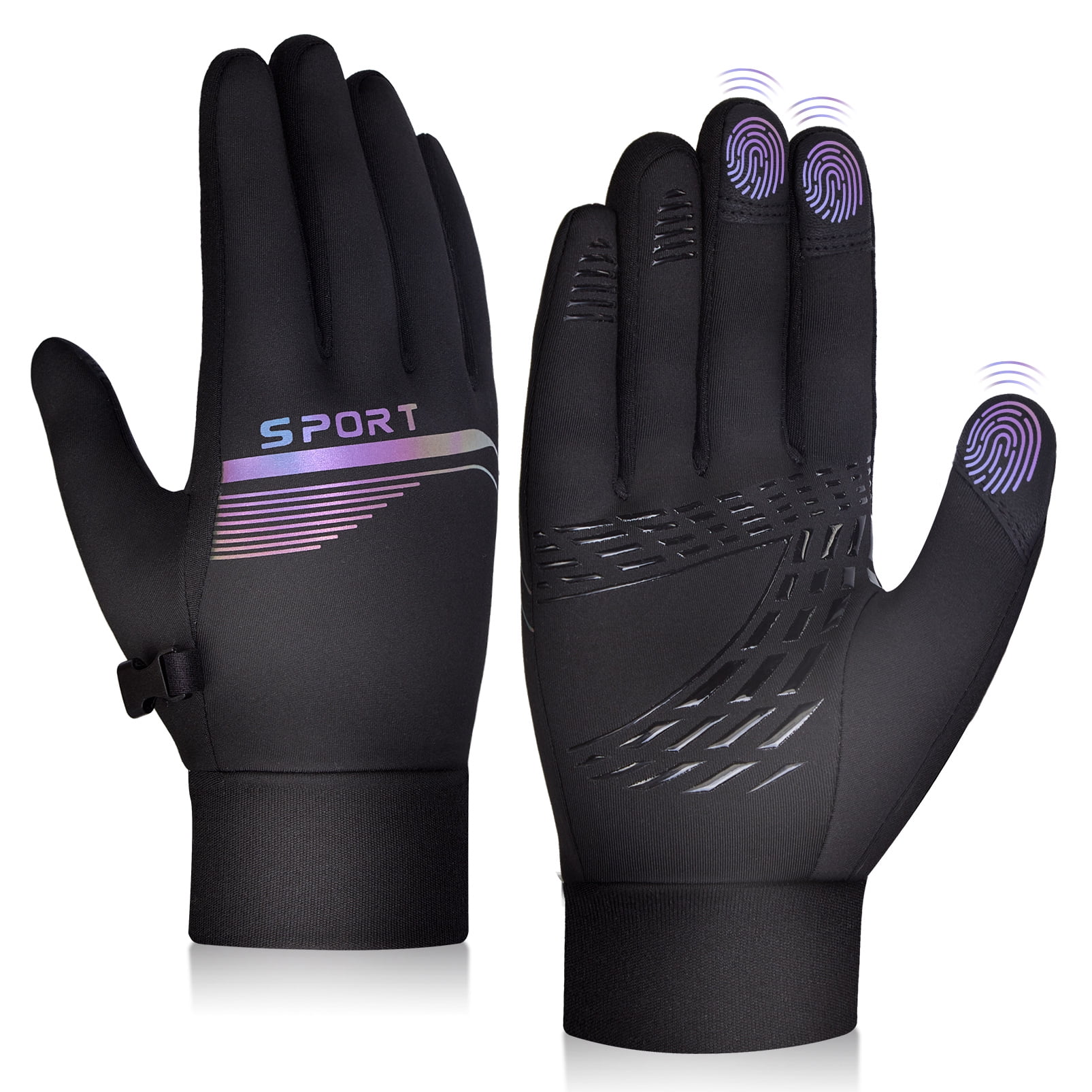 Vbiger Winter Gloves for Men Women Unisex Warm Gloves Anti-slip Touch ...