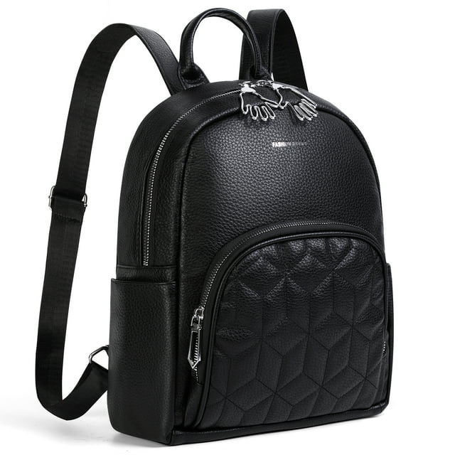 Vbiger Women Mini Backpack Pu Leather Shoulders Bag Chic School Bags