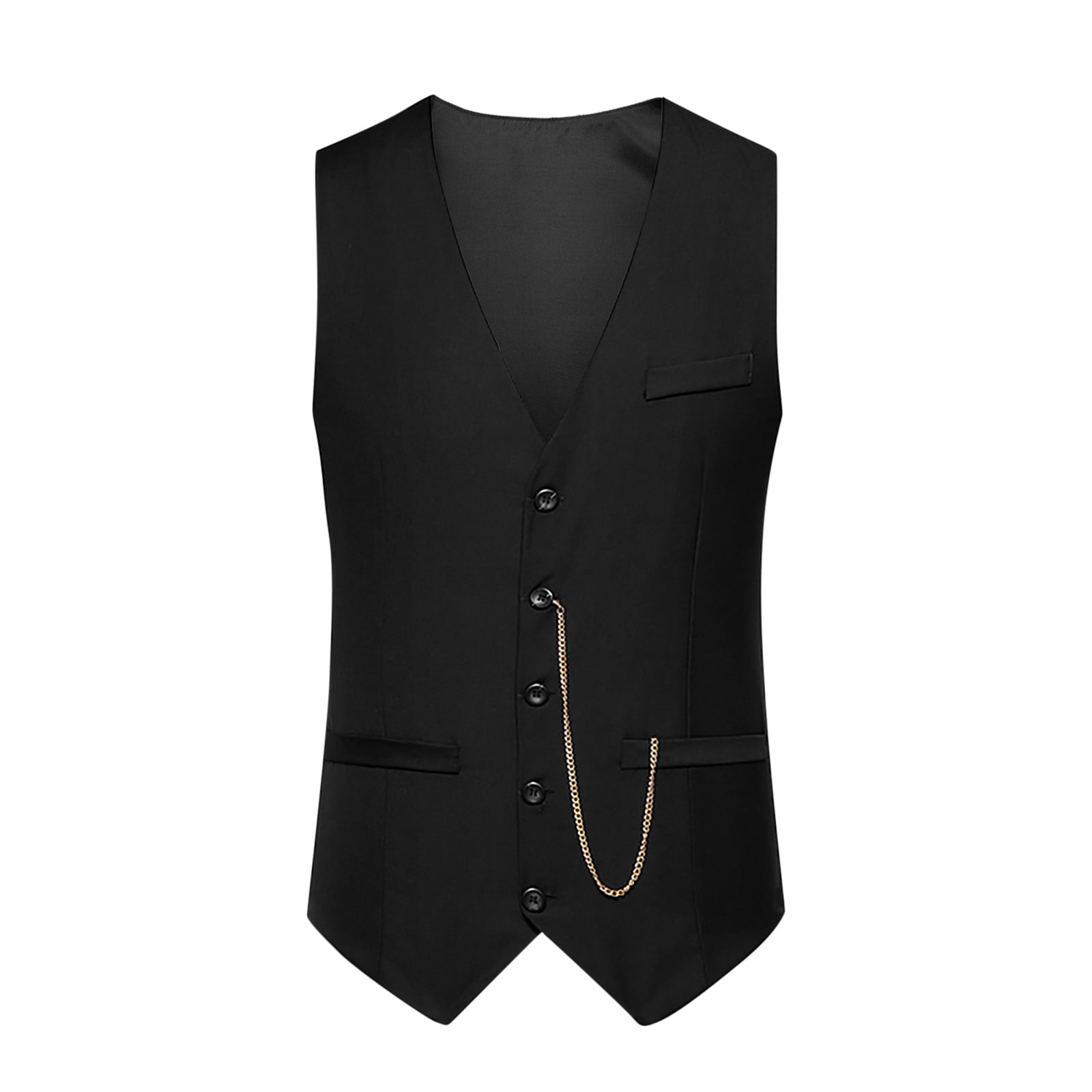 Vblhal Deals of the Day Clearance Groomman Suit Vests For Wedding Men V ...