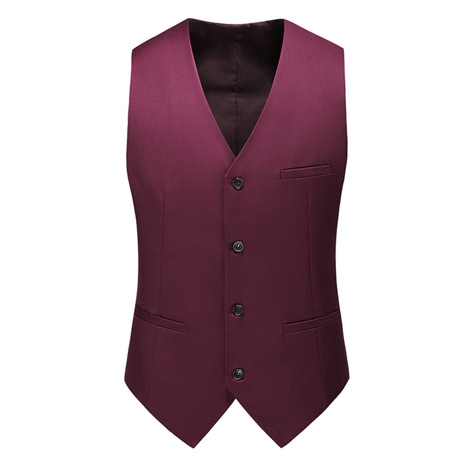 Vblhal Deals of the Week Clearance Men's Business Suit Vest V-Neck ...