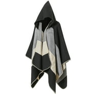 stylesilove Women Elegant Solid Color Fringe Poncho Open Front Shawl ...