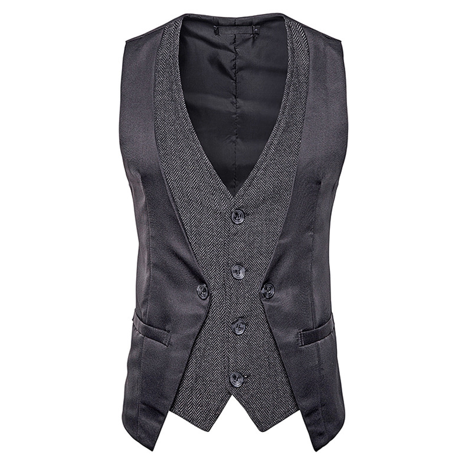Vblhal Walmart Deals Clearance Men's Layered Dress Vests Business ...