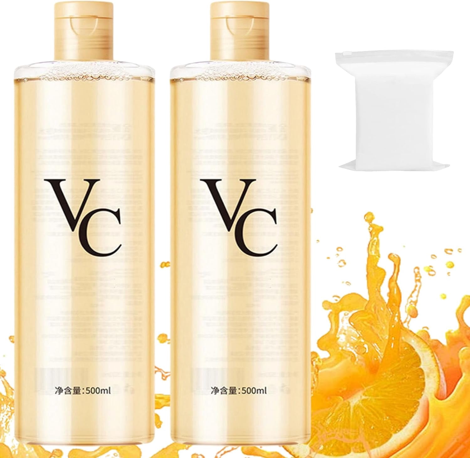 Vc Toner, 500ml, Vc Toner Intensive Brightening, Vitamin C Moisturizing ...