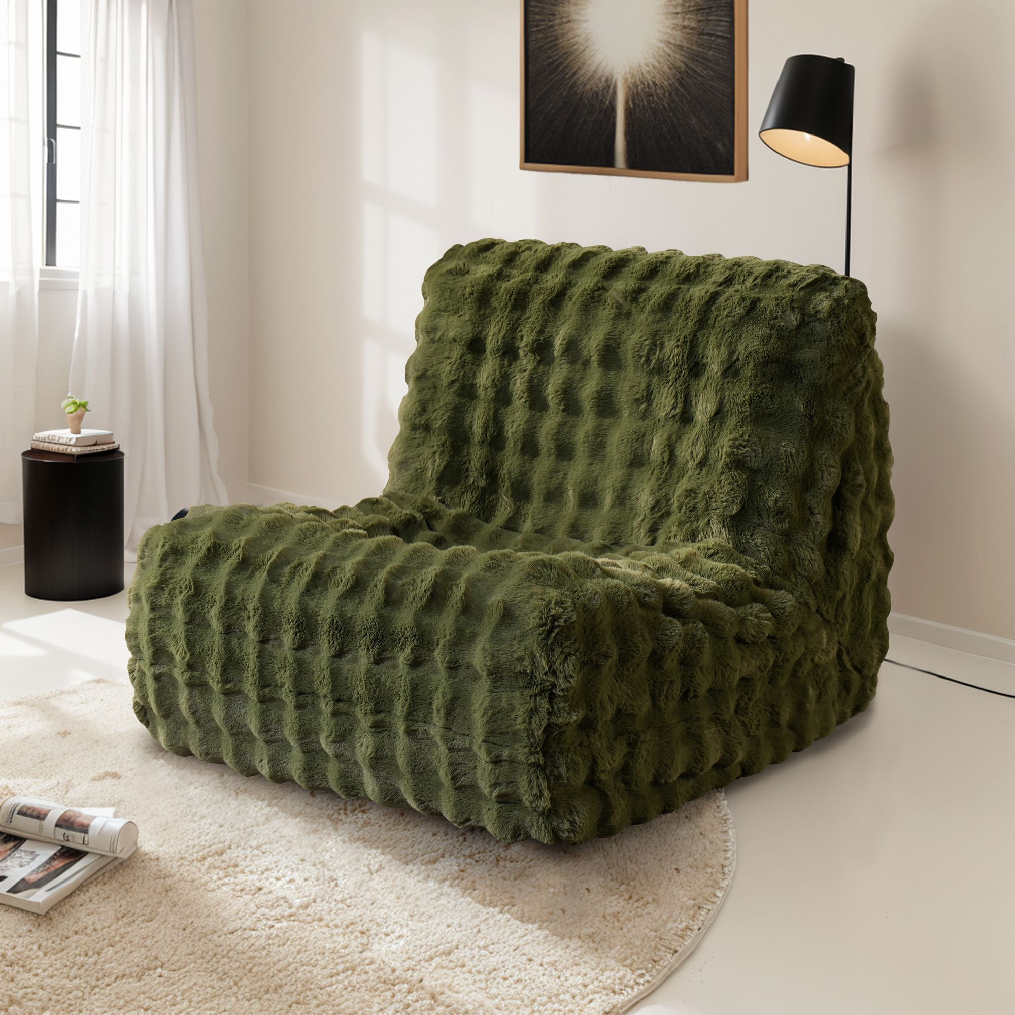 Vcatnet Bean Bag Chair for Adults, Giant Bean Bag Sofa Couch with ...