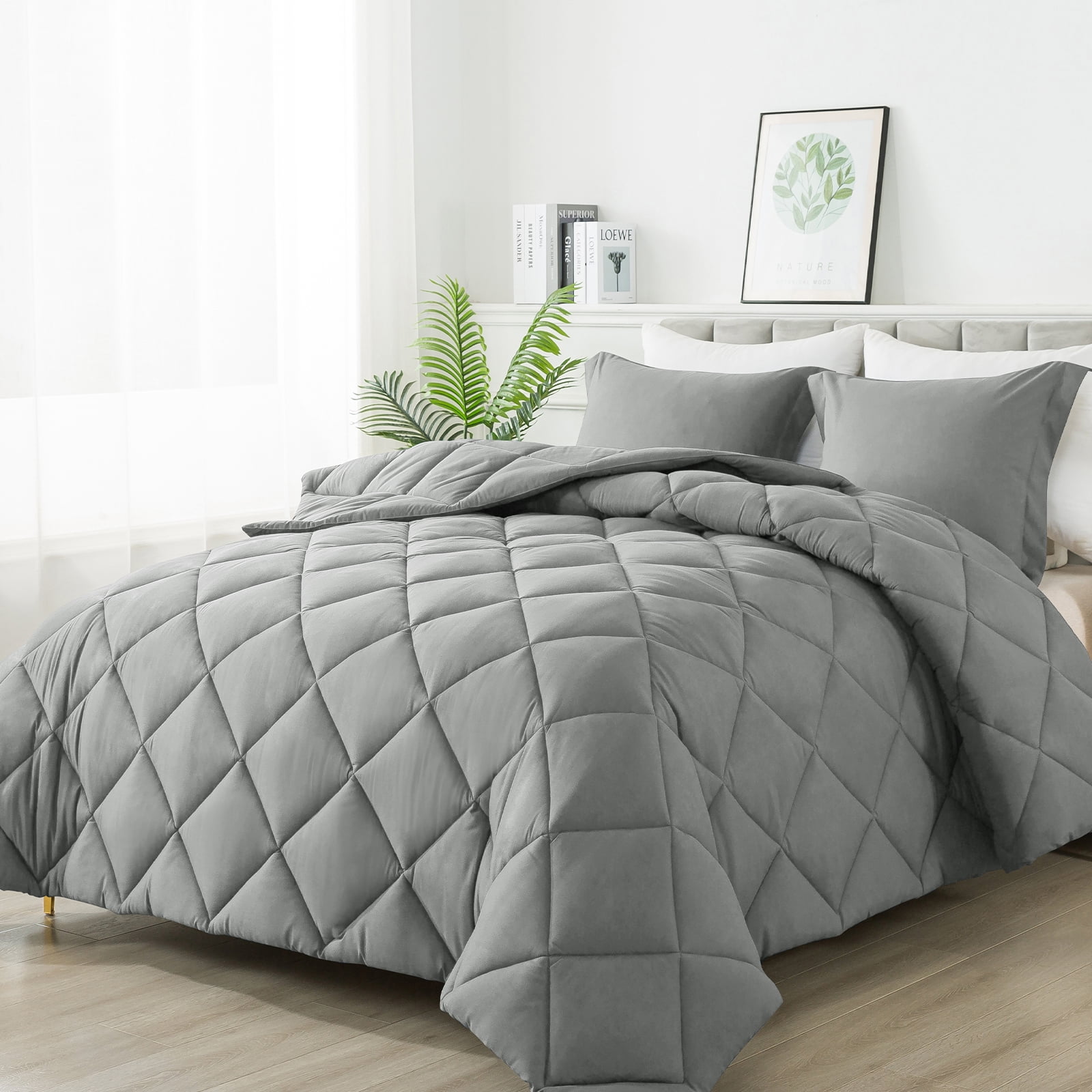 Vccoem Queen Comforter Sets Soft Skin Friendly Warmth for All Seasons ...