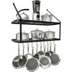 VDOMUS Pot Rack Wall Mounted, Cookware Organizer Holder with 15 Hangers ...