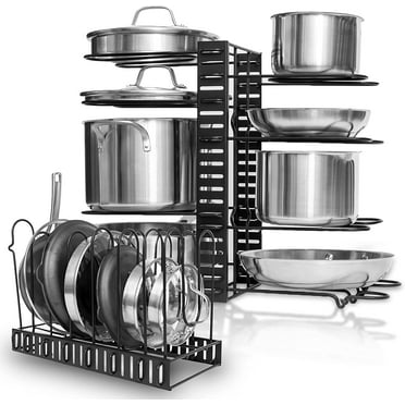 tonchean 6-Tier Carbon Steel Kitchen Corner Shelf Rack Free Standing ...