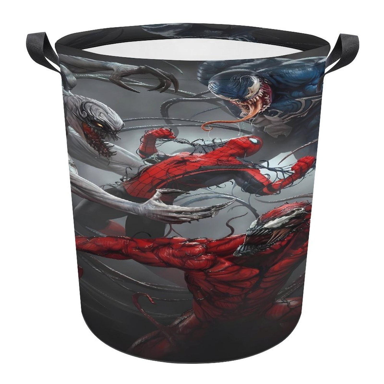 Ve-nom Laundry Hamper, Round Collapsible Hamper Laundry Basket with ...