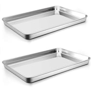 Wilton Large Nonstick Aluminum Cooking Sheet for Baking Cookies and ...