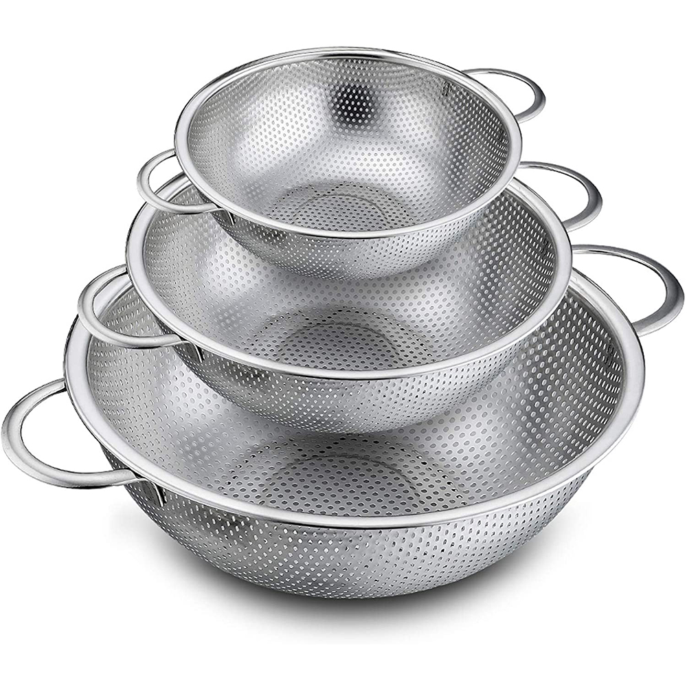 Mainstays Stainless Steel 3 Quart Colander - Walmart.com