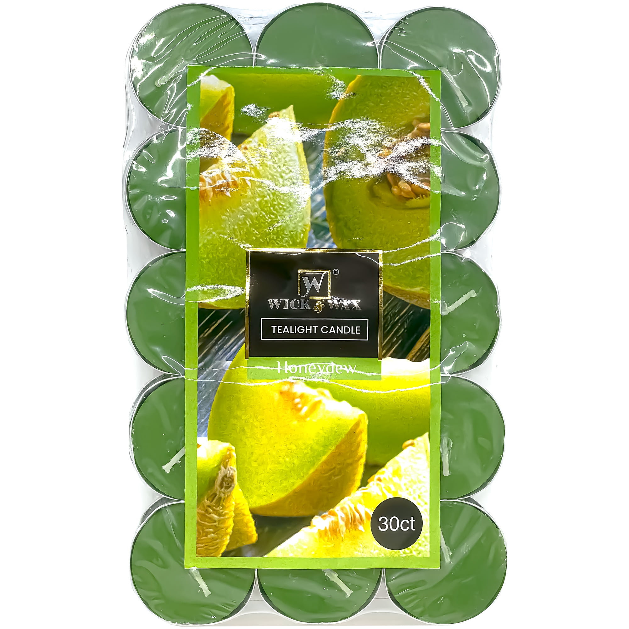 VeZee 30 CT Honey Dew Scented Pleasant Fragrance Tealight A Long ...