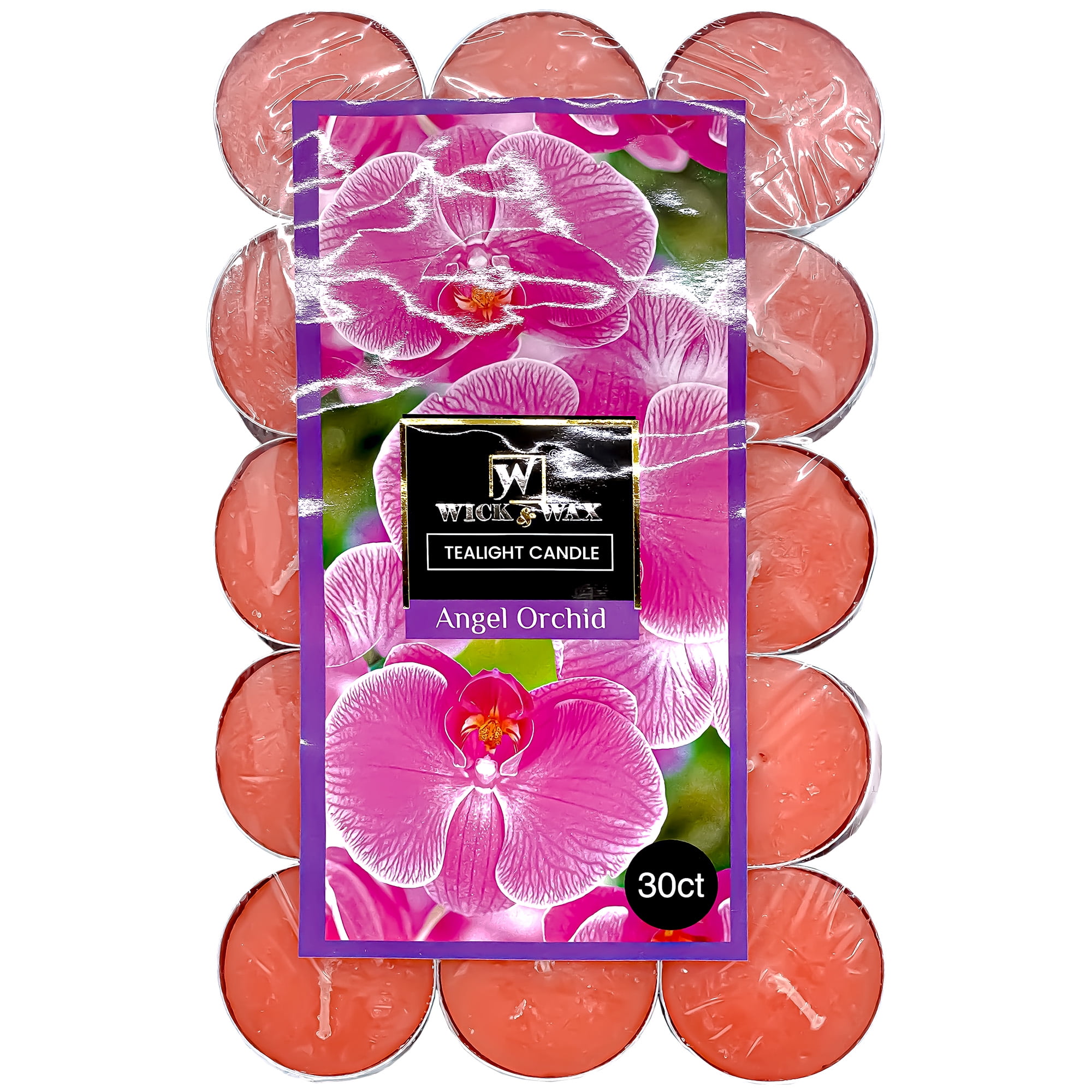 VeZee 60 CT Angel Orchid Scented Pleasant Fragrance Tealight A Long ...