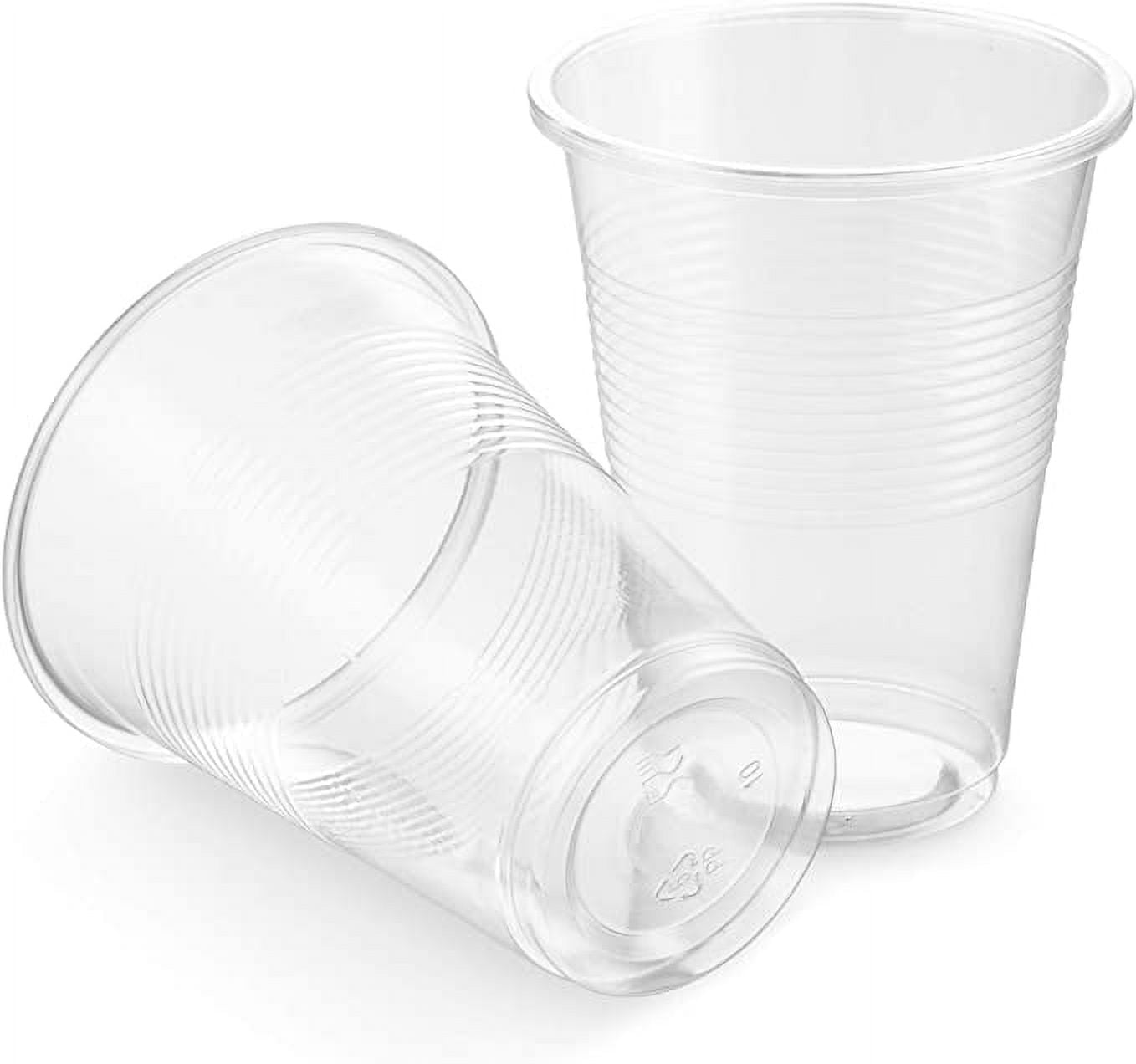 VeZee 7 Oz Disposable Clear Drinking Plastic Cups - Ideal for All ...