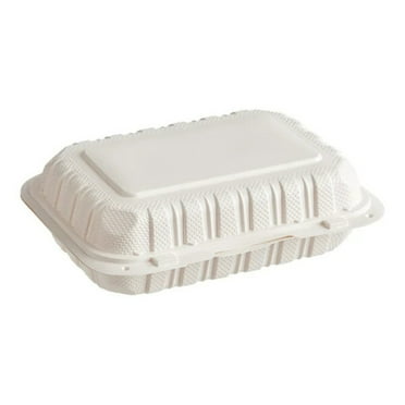 Avant Grub Biodegradable 6x6 Take Out Boxes, 100 Pack, Disposable Carry ...