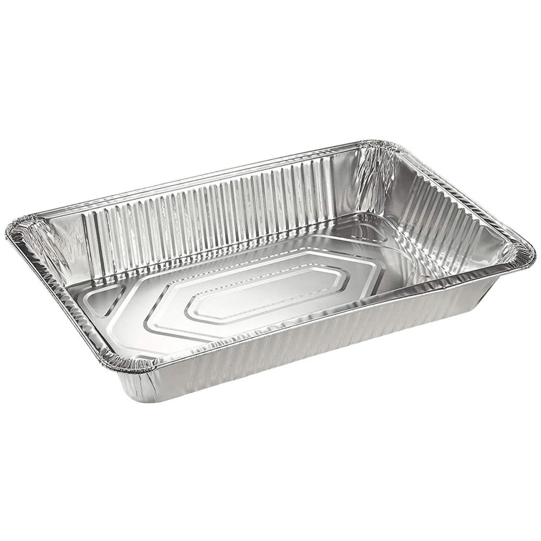 VeZee Full Size Aluminum Foil Pans - Ideal for Large Cooking - No Mess ...