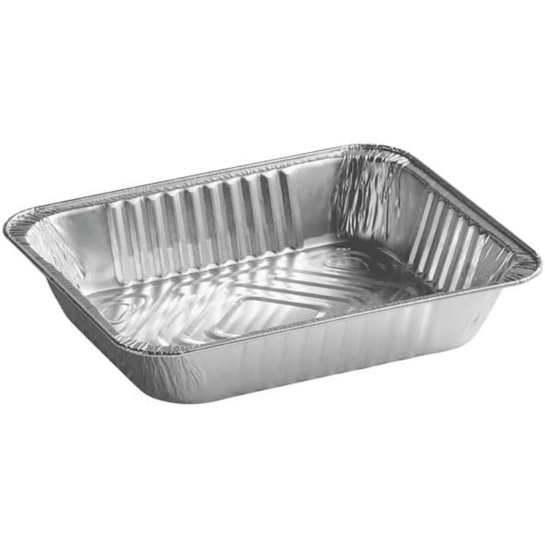 VeZee Disposable Aluminum 9" x 13" Reg Half Size Aluminum Pans Without ...