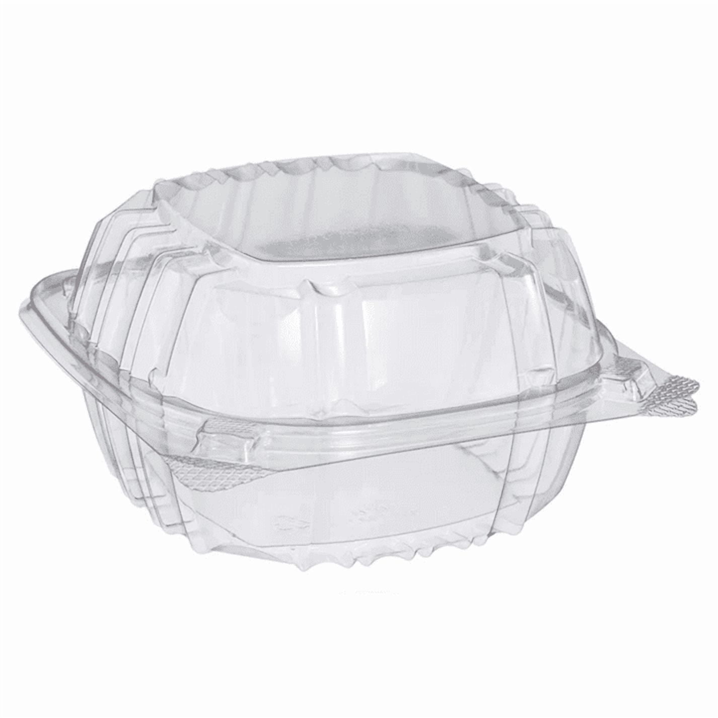 VeZee Model # C53PST1|5.38"X5.25"X2.62" ClearSeal Hinged Lid Plastic ...