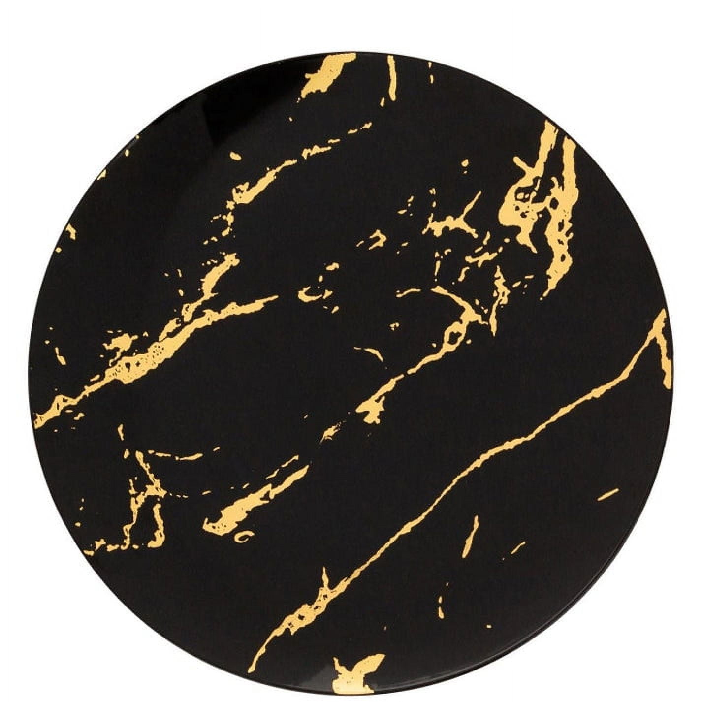 VeZee's Gold Stroke Collection : 9inches Black with Gold Stroke Meal ...