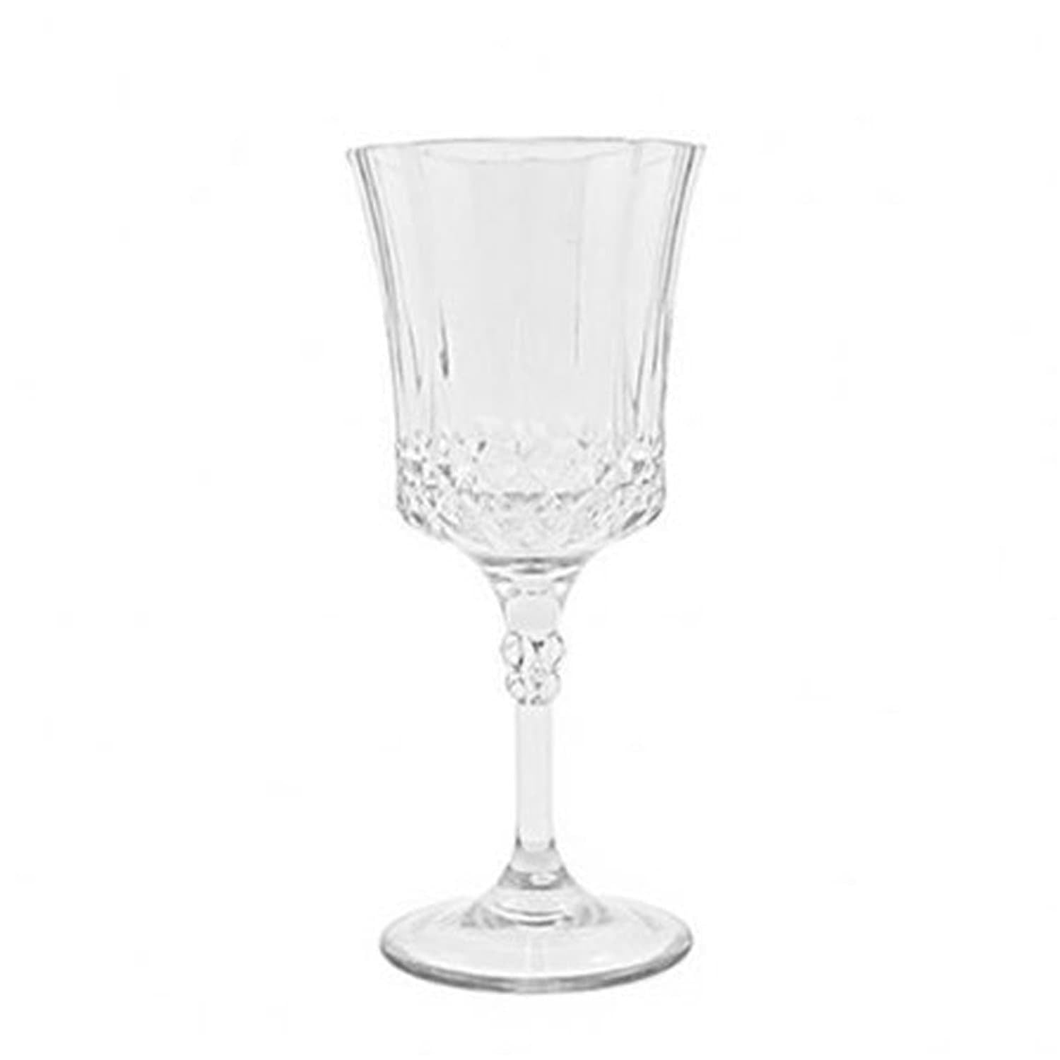 VeZee's Simcha Collection Plastic 10oz Crystal Like French Goblets ...