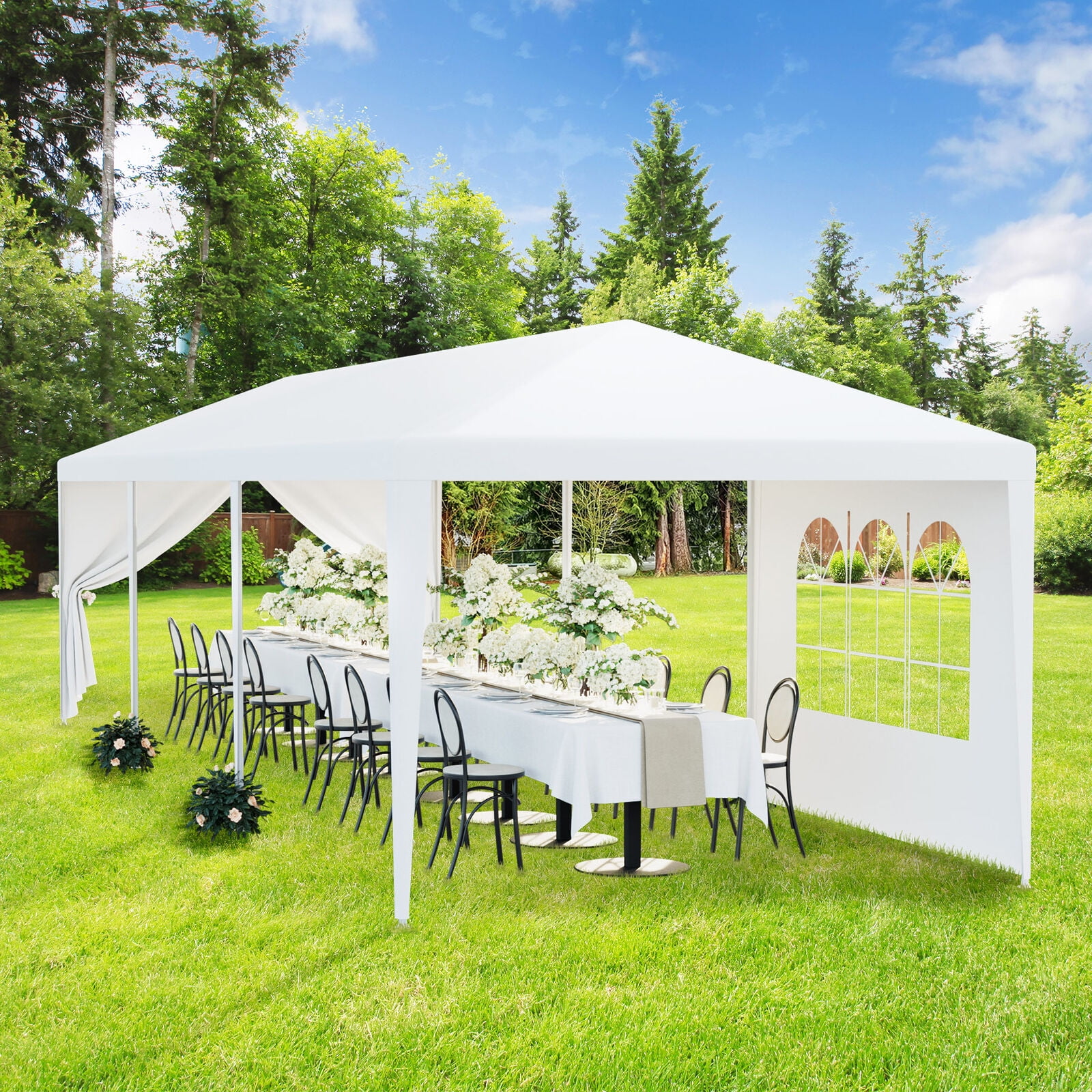 Veado 10’X30’ Outdoor Canopy Tent with Removable Sidewalls Gazebo ...