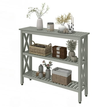 Tortuga Outdoor Jakarta Teak Dubai Patio Console Table - Walmart.com