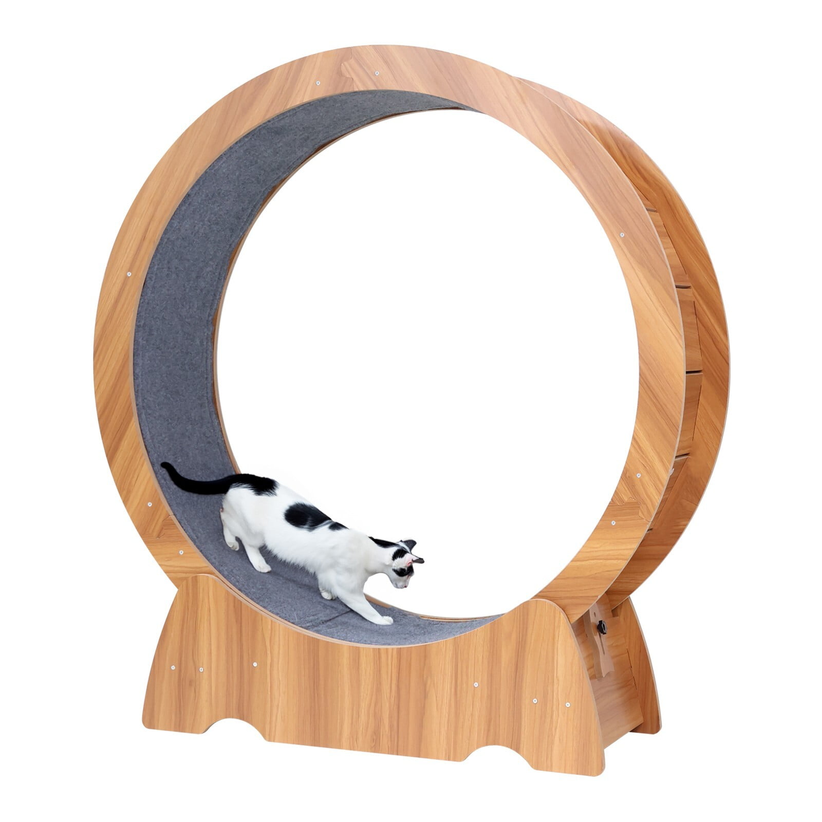 Veado Cat Wheel, Large Cats Exercise Running Wheel, Cat Treadmill for ...