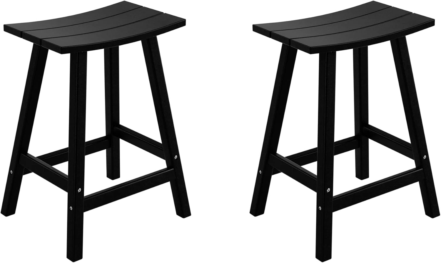 Veado Malibu 2 Piece Set of 29 Height Outdoor/Patio Saddle bar stools ...