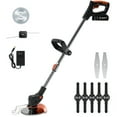 Vebreda 21V, 6-Inch, Battery Rechargeable, Telescoping Shaft, Electric ...