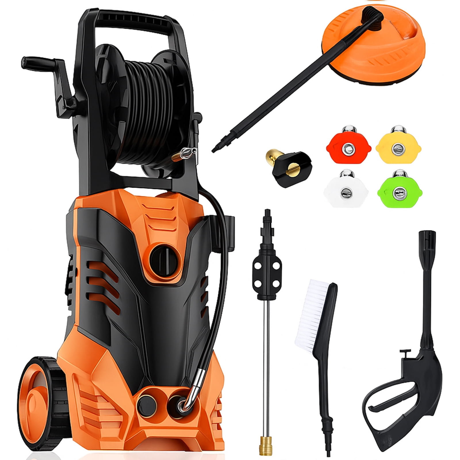 Vebreda 3800 PSI Electric Pressure Washer Lightweight Power Pressure ...