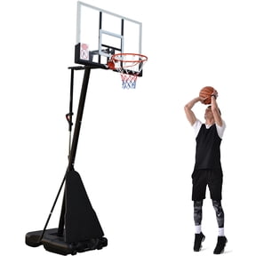 Spalding 60 In. Acrylic Screw Jack Portable Basketball Hoop System and ...