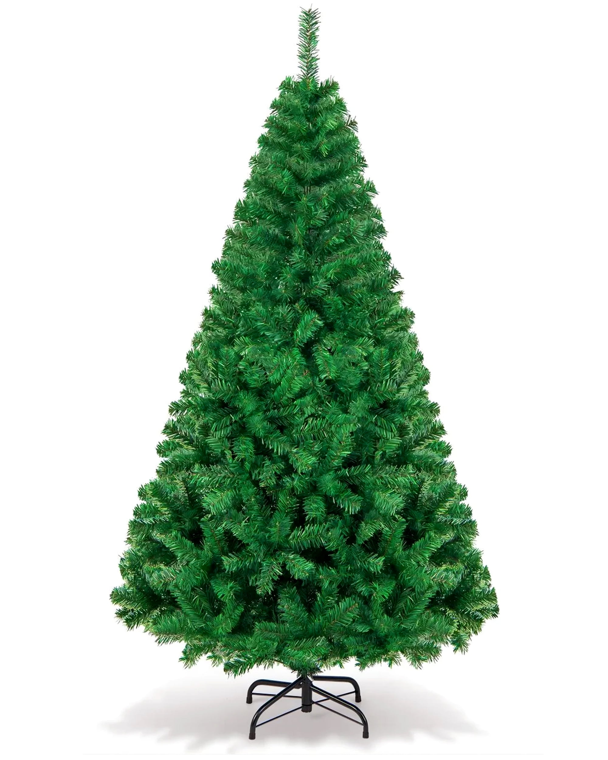 Vebreda 6ft Premium Pine Christmas Tree, Hinged Artificial Holiday Tree ...