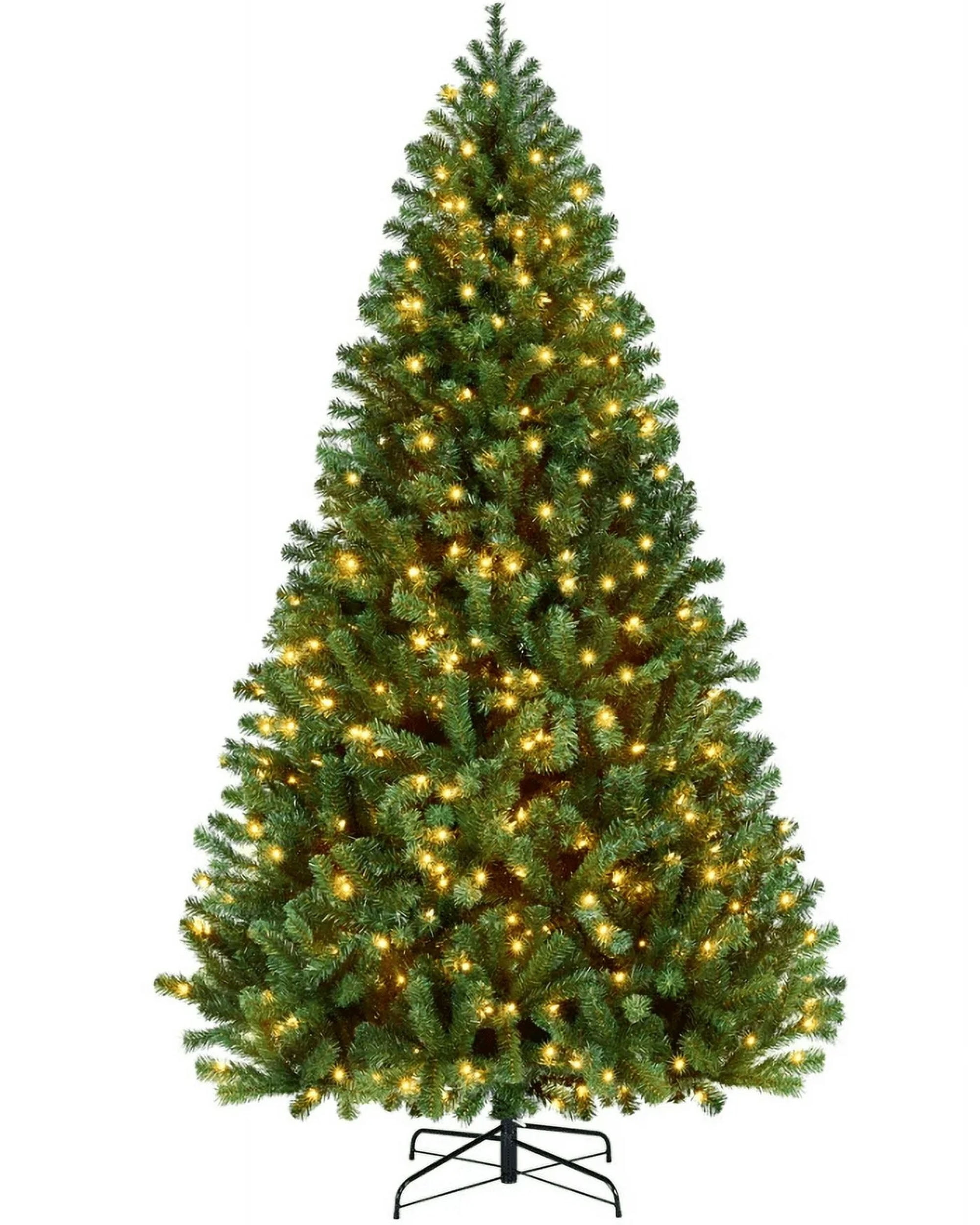 Vebreda 7.5ft Pre-Lit Premium Holiday Artificial Christmas Tree 400 LED ...