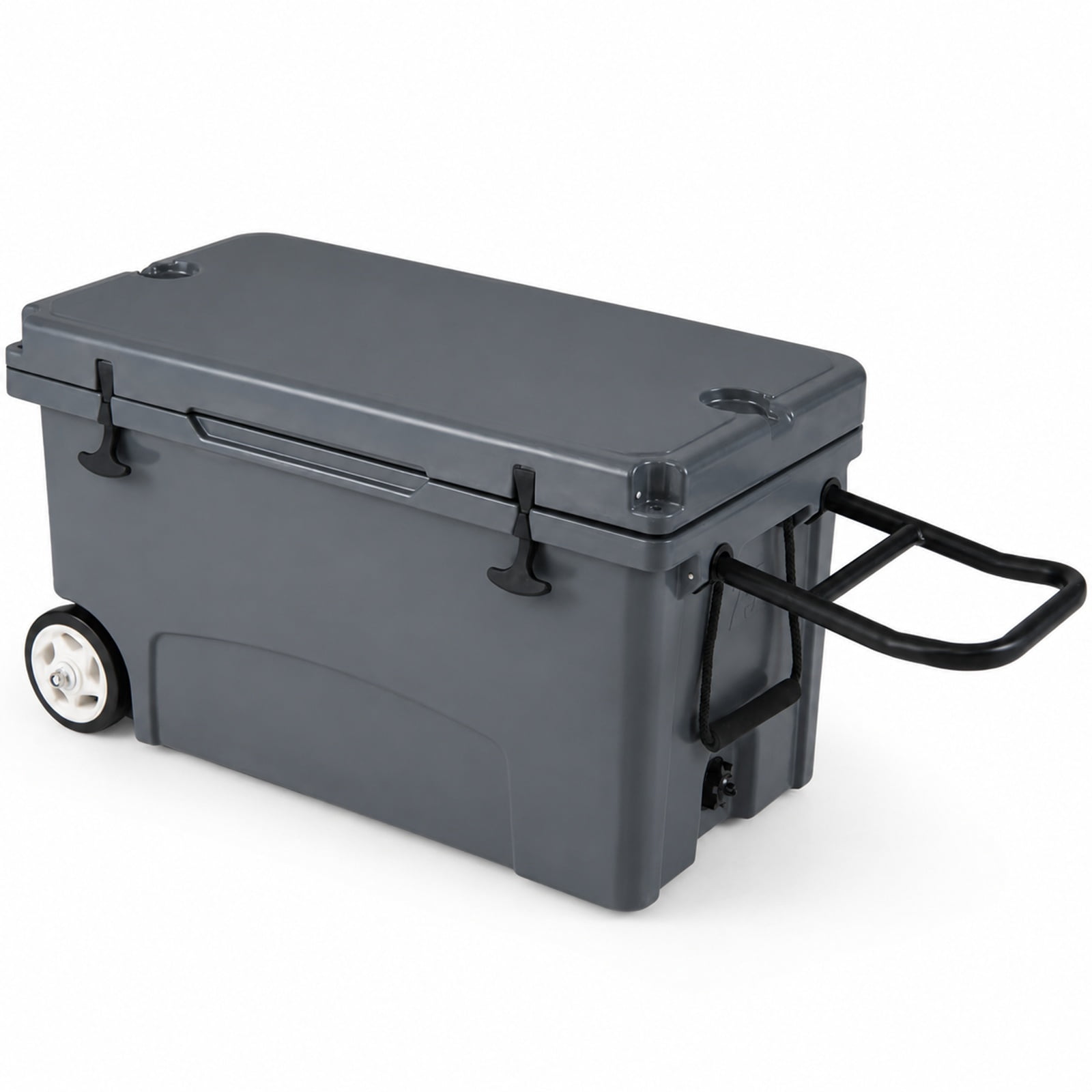 Vebreda 75 Quart Portable Hard Cooler with Wheels Built In Ruler and ...