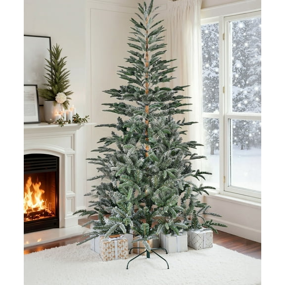 VEVOR Christmas Tree, 7.2ft Artificial Xmas Tree, Full Holiday Decor ...