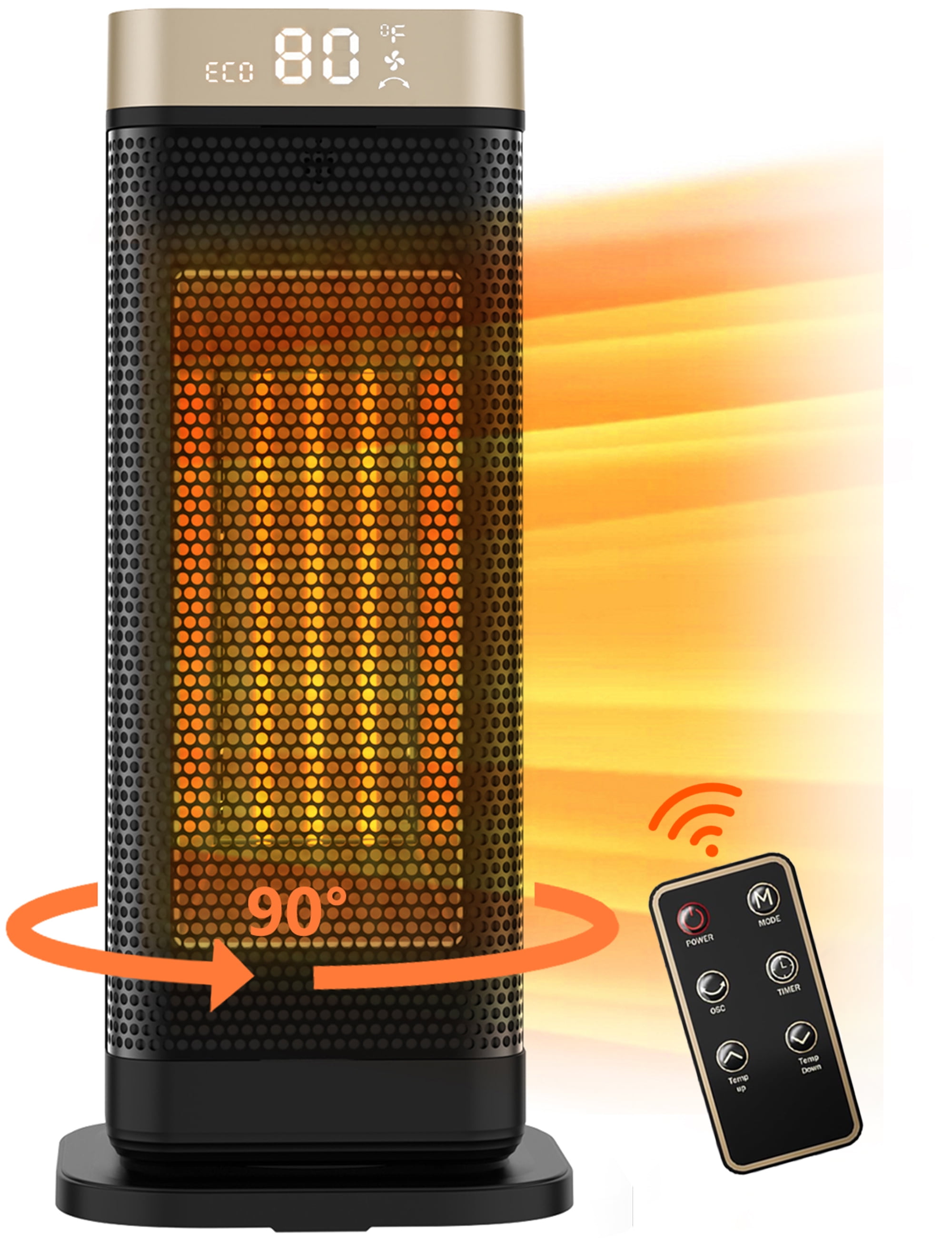 SUGIFT New Space Heater, 1500W Fast Heating Heater for Indoor Use ...
