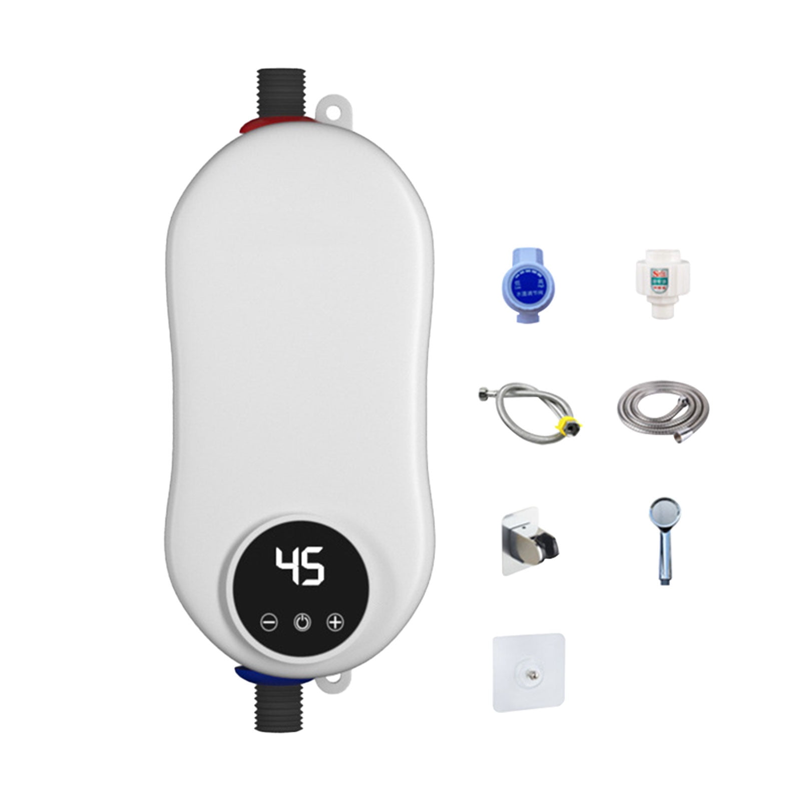 Zenithome 3500W Instant Electric Water Heater Fast Heating Mini Small ...