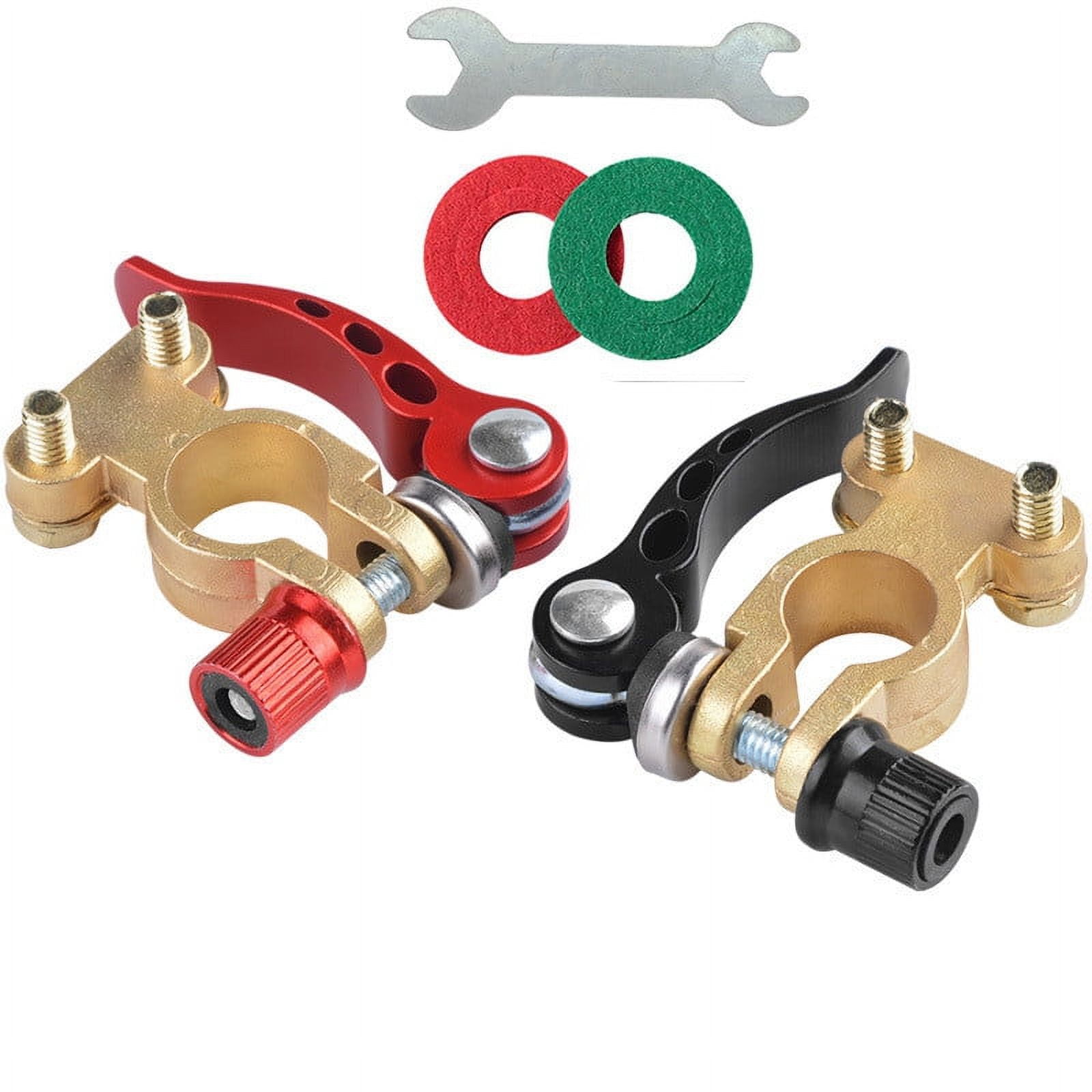 Zenithome Battery Terminal Brass with Porous Quick Release Positive and ...