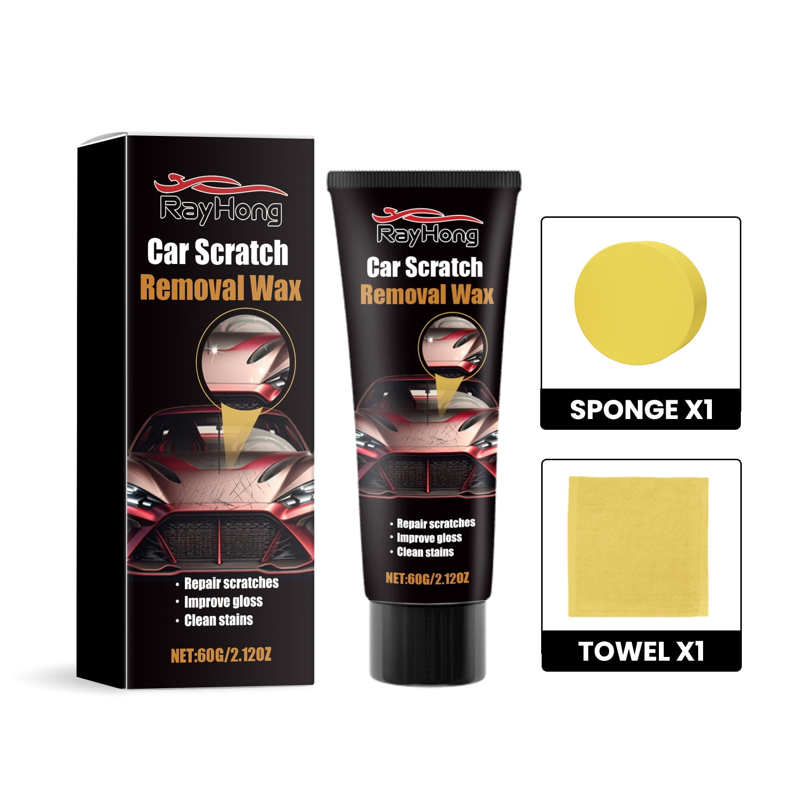 Zenithome Car Scratch Repair Kit Car Body Paint Scratch Repair ...