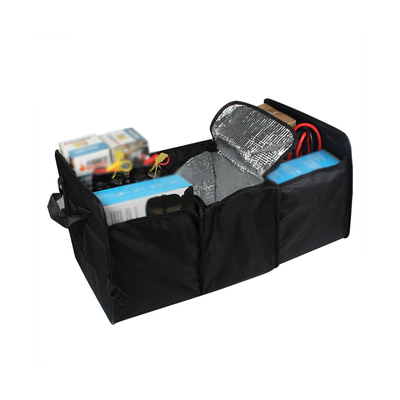 Zenithome Car Trunk Organizer -, Multi-Compartment Automotive SUV Car ...