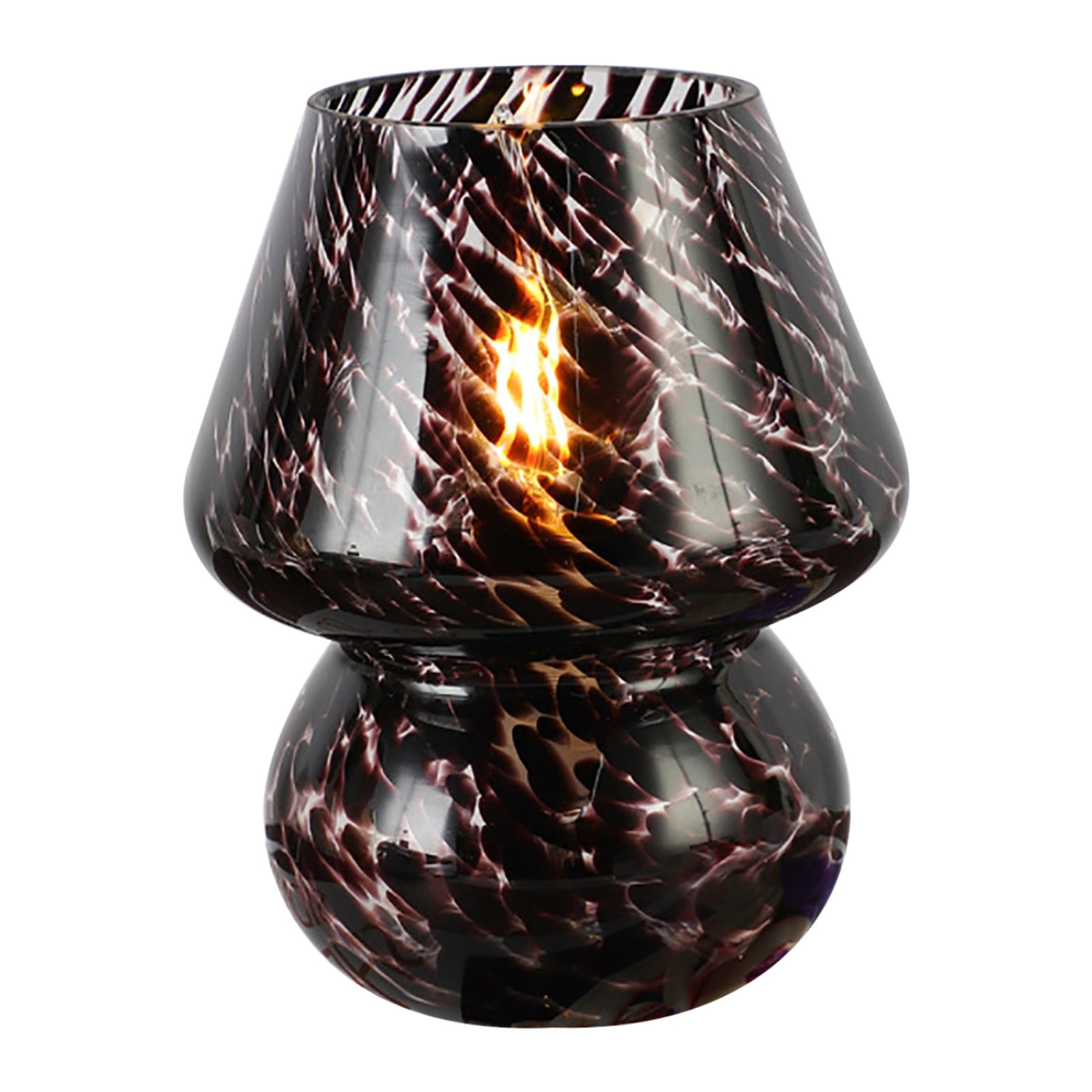 Zenithome Clearance Vintage Glass Lamp Antique Table Lamp Bedside Usb ...